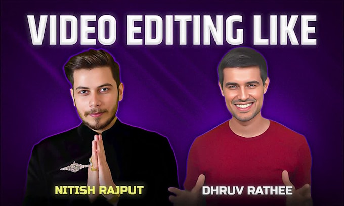 Video edit like dhruv rathee and nitish rajput by Rohitkumar1110 | Fiverr