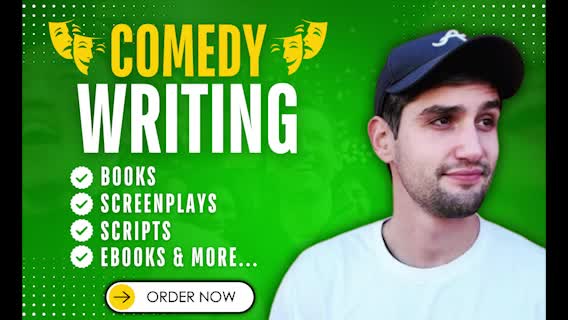 Write jokes, comedy script, or humor so you seem funny by Timchirikalov ...