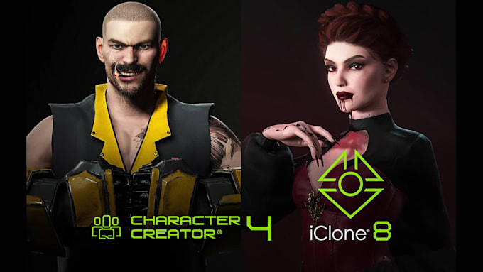 Model a 3d character for reallusion cc4, cc5 and iclone 8 by Adamrxxna ...