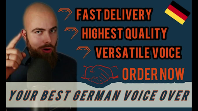 Produce a male german voice over by Sprecher_kunst | Fiverr