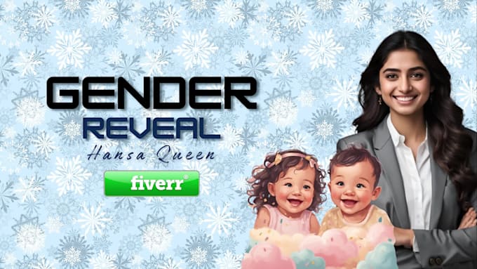 Do engaging video editing like gender reveal video by Hansaqueen | Fiverr