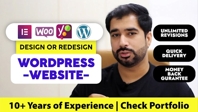 Be your wordpress developer, design, redesign wordpress website using elementor by Imransyed1992 ...