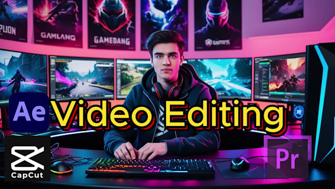 Professional video, gaming video editing with free thumbnail by ...