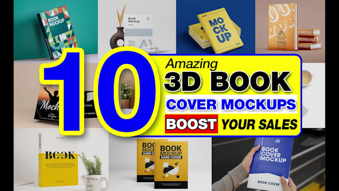 Create an attractive 3d book cover mockup, ebook mockup by Akimur24 ...