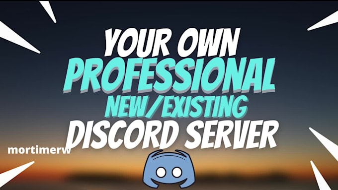 Setup a professional discord server within 24 hours by Mortimerw | Fiverr