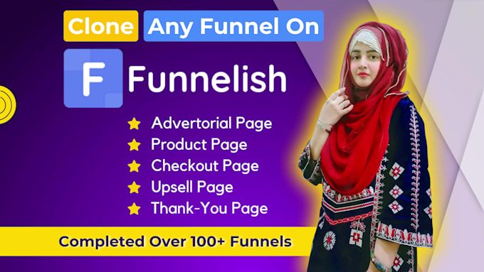Clone any funnel or advertorial page on funnelish by Anusha_eman64 | Fiverr