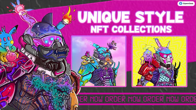 Design unique nft art collection with metadata 1k, 5k, 10k by ...