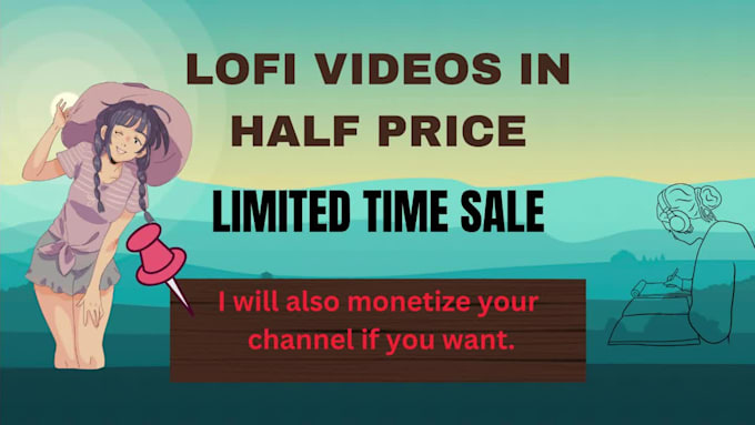 Create lofi loop animation chill hip hop music video for youtube by Asifdevelop | Fiverr