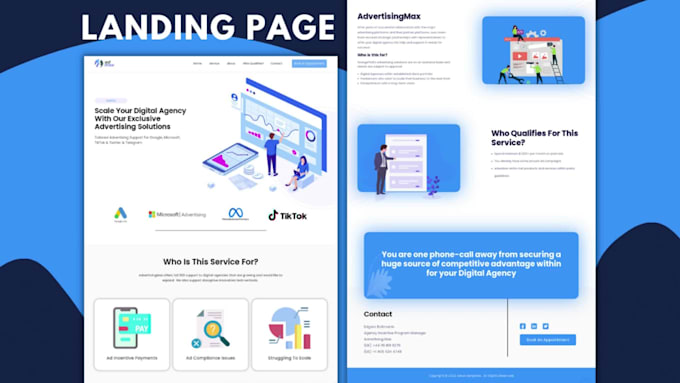 Create a high converting unbounce landing page by Sadmanfaruk9 | Fiverr