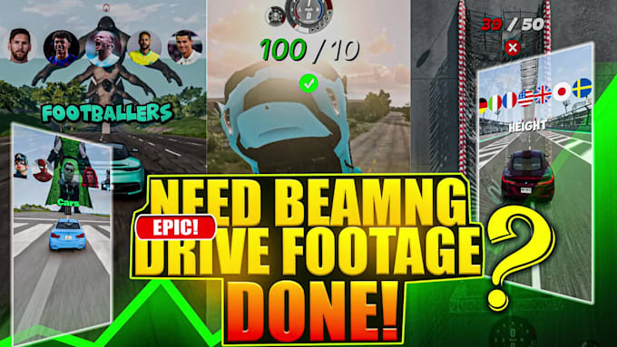 Make ultra realistic beamng stunt content for your channel by ...