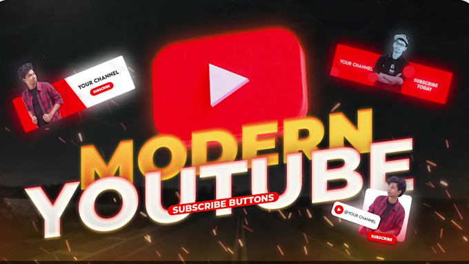 Make youtube subscribe button animation by Sarahfernandes_ | Fiverr