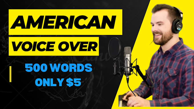 Record an american male voice over in english by Brian309 | Fiverr