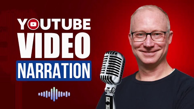 Create a great voiceover for your youtube channel, explainer video or ...