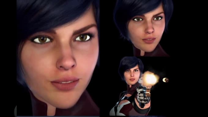 Sculpt a 3d realistic character that wows with lifelike skin and ...