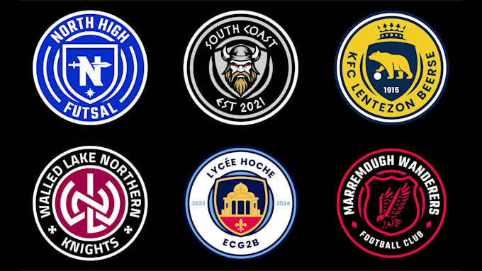 Create circular football badge or roundel soccer logo by Hamzahzein ...