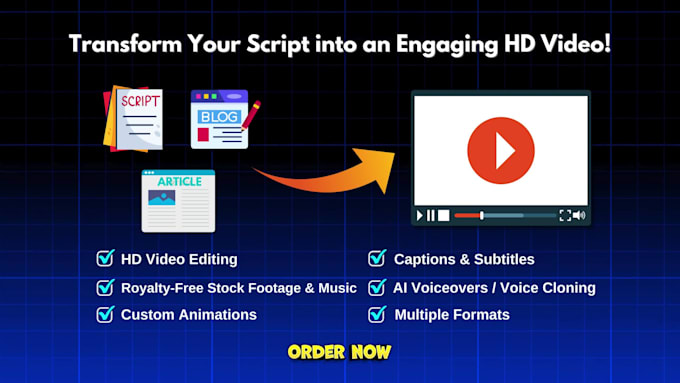 Turn your script, blog, or article into an engaging video with ai ...