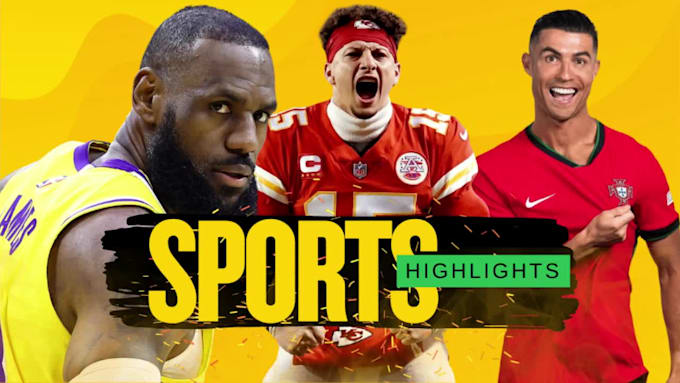Do sports highlights reel sport video editing recruit football ...