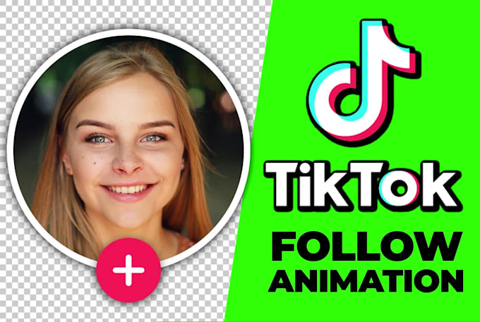Create tiktok follow animation by Prinsto | Fiverr