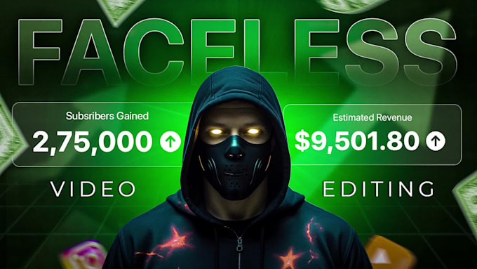 Edit professional faceless youtube videos by Krushangpatel99 | Fiverr