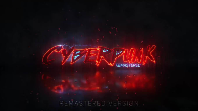 Create cyberpunk neon light logo reveal intro video by Kaushik054 | Fiverr