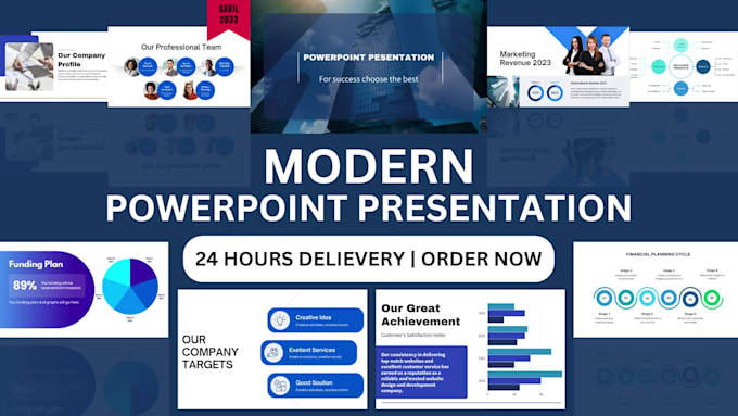 Design modern business powerpoint presentations and investor pitch ...
