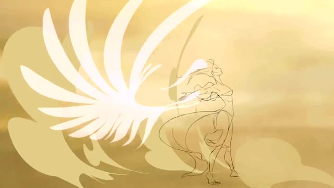 2d traditional animation line art frame by frame 2d traditional lyrics ...