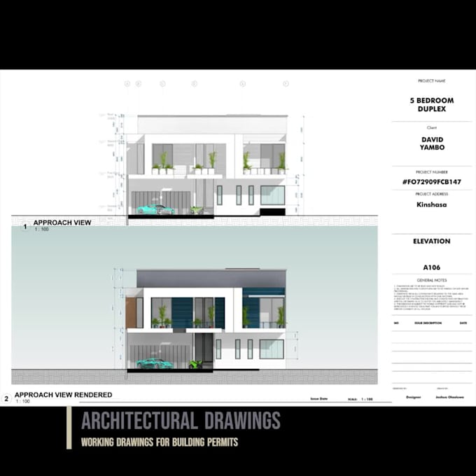Create a full architectural drawing for your building permit by ...
