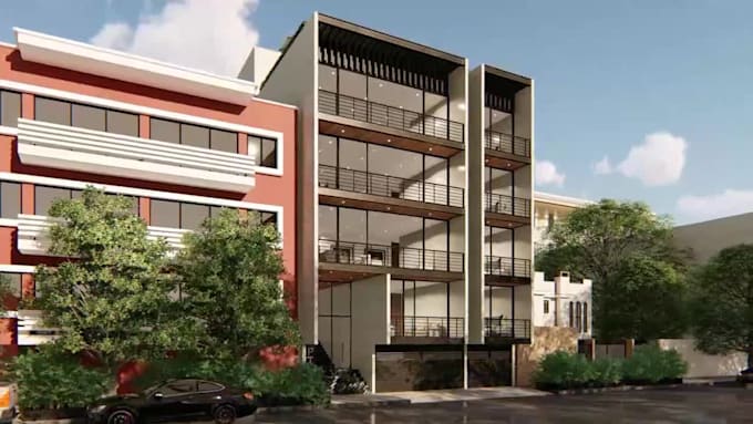 Do architectural animation 3d rendering walkthrough video by Ivancarbonell | Fiverr