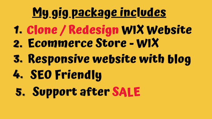 Clone, redesign wix website by Subhendusetu_ | Fiverr
