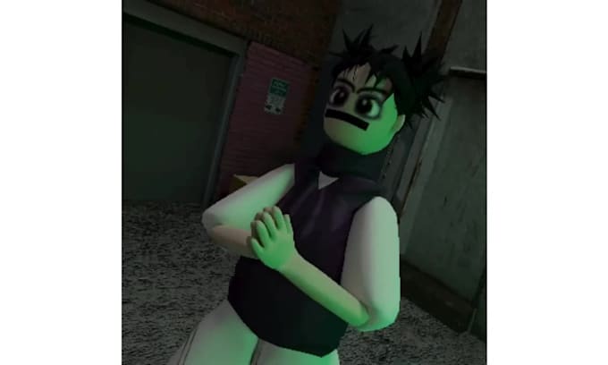 Retro 3d character model rig in low poly n64 ps1 psx y2k style ...