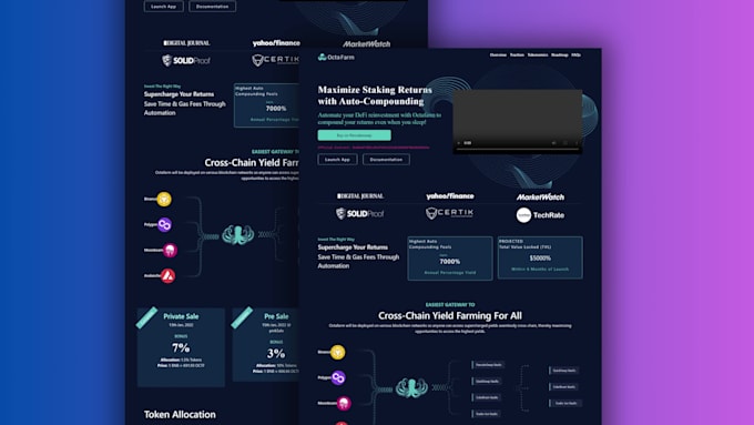 Do website development, build custom website design as full stack developer by Portal_studio ...