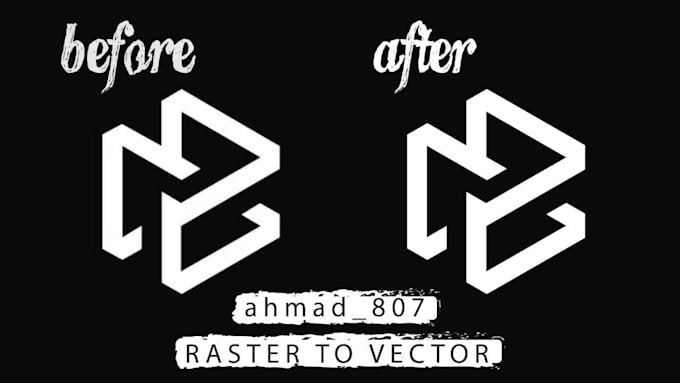 Vectorize, trace, redraw, recreate png, jpg logo and sketch in adobe ...
