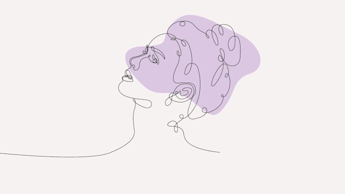 Do continuous line art animation video modern single line drawing by ...