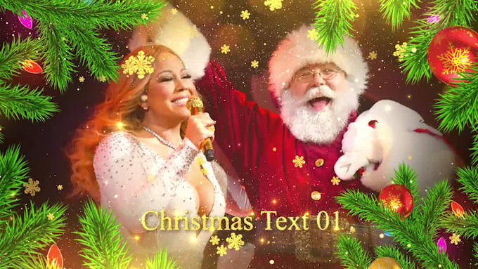 Create a merry christmas promo and your photo animation by Royal ...