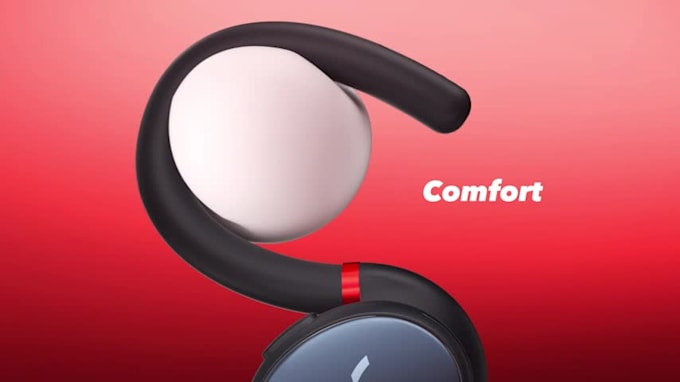3d earbuds 3d product animation, product animation for amazon video ads ...