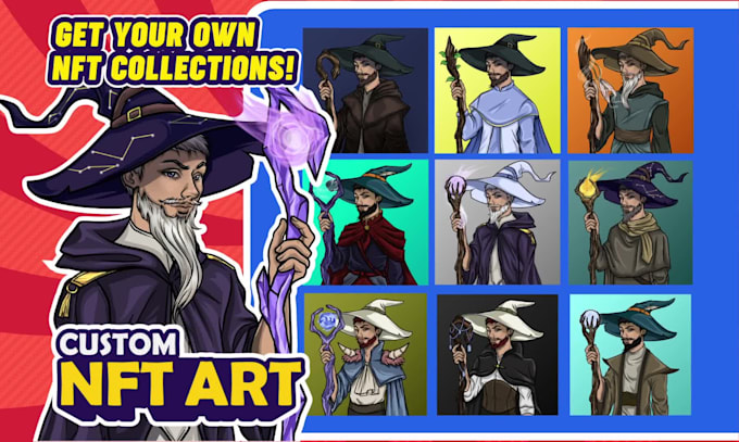 Create custom nft collection for solana, opensea, rarible by Nuraroni | Fiverr