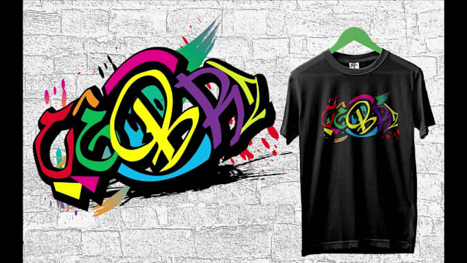 Design a graffiti logo, sticker, or apparel by Sobiajavaid | Fiverr