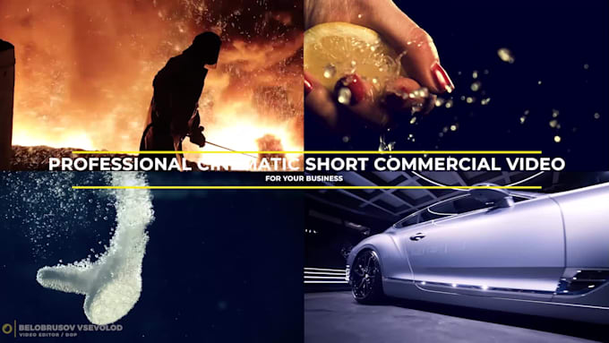 Edit professional cinematic short commercial video by Belobusoff | Fiverr