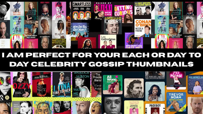 Design eye catching celebrity gossip thumbnails for youtube and all ...