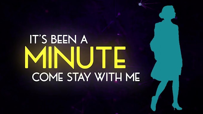 Make a stunning animated lyric music video for your song by Shashalyric ...