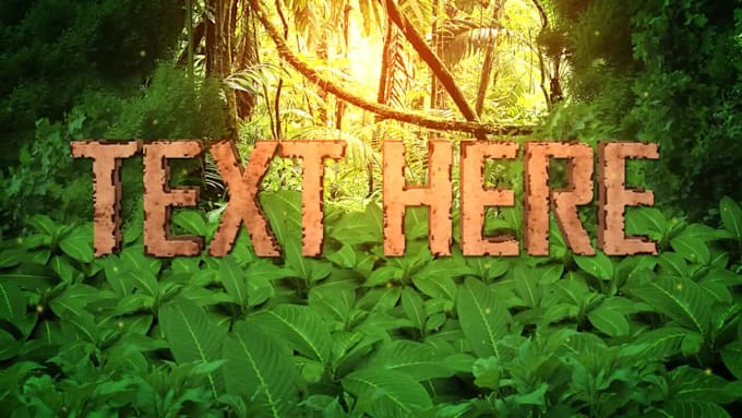 Create jungle video intro animation by Anushk153 | Fiverr