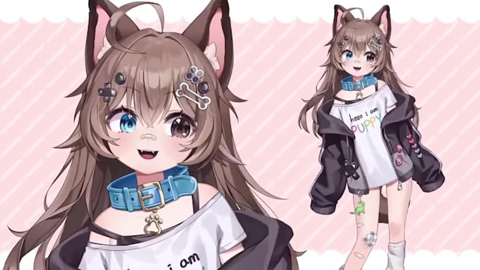 Design vtuber model, vtuber rigging, anime live2d, png tuber for vtuber ...