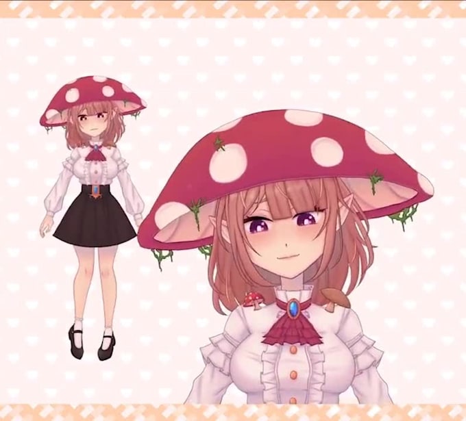 Design and rig live2d vtuber model, live2d model for streaming, 2d ...