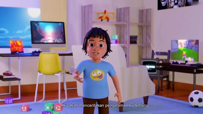 Create cartoon animation, custom 3d animation, animated video and short ...