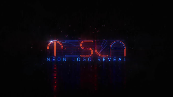 Create custom electric neon logo animation intro in 24hours by Usama ...