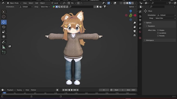 Texture upload create vr 3d vrchat avatar character model vtuber furry avatar by Mighavatar | Fiverr