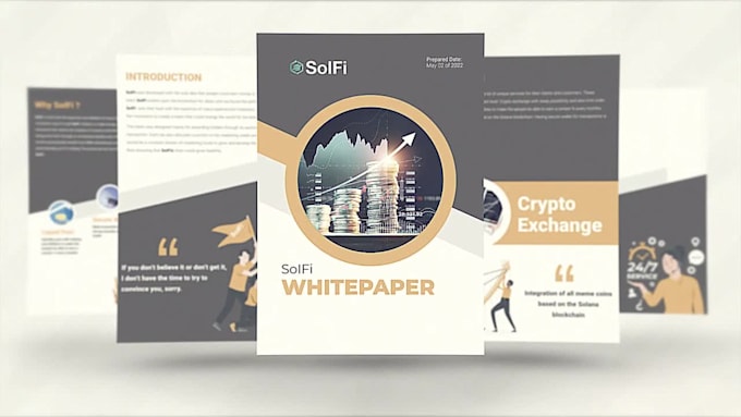 Design white paper for nft, crypto, blockchain, and ico by Khawar_06 ...