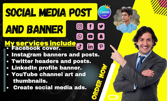 Design unique social media posts, banners, ads, templates by Smsaiful42 ...