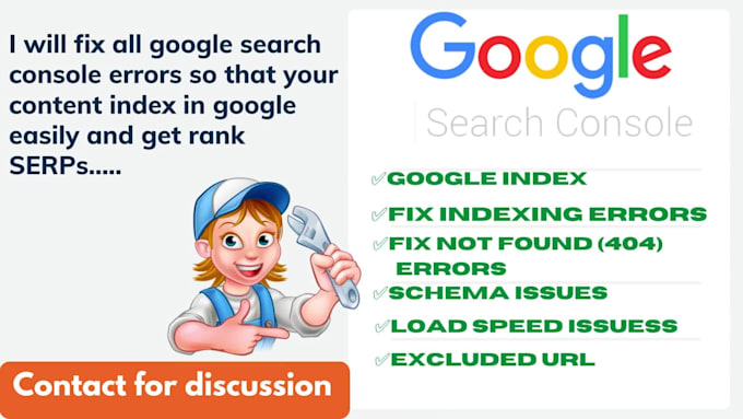 Fix google index and search console errors for technical seo by ...