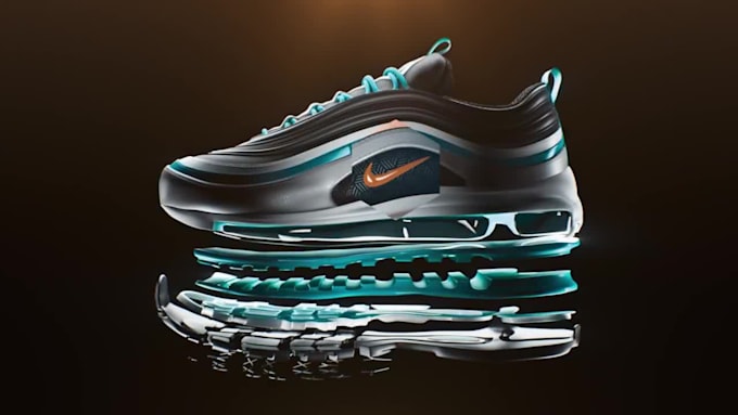 Create realistic 3d shoe model, 3d shoe design, 3d shoe animation by ...